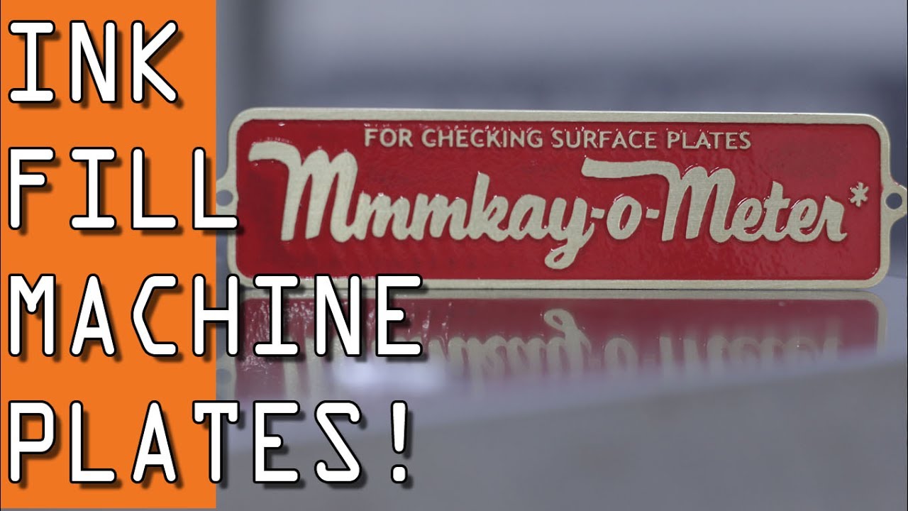 How to Make Ink Fill Brass Machine Plates! WW156 - YouTube