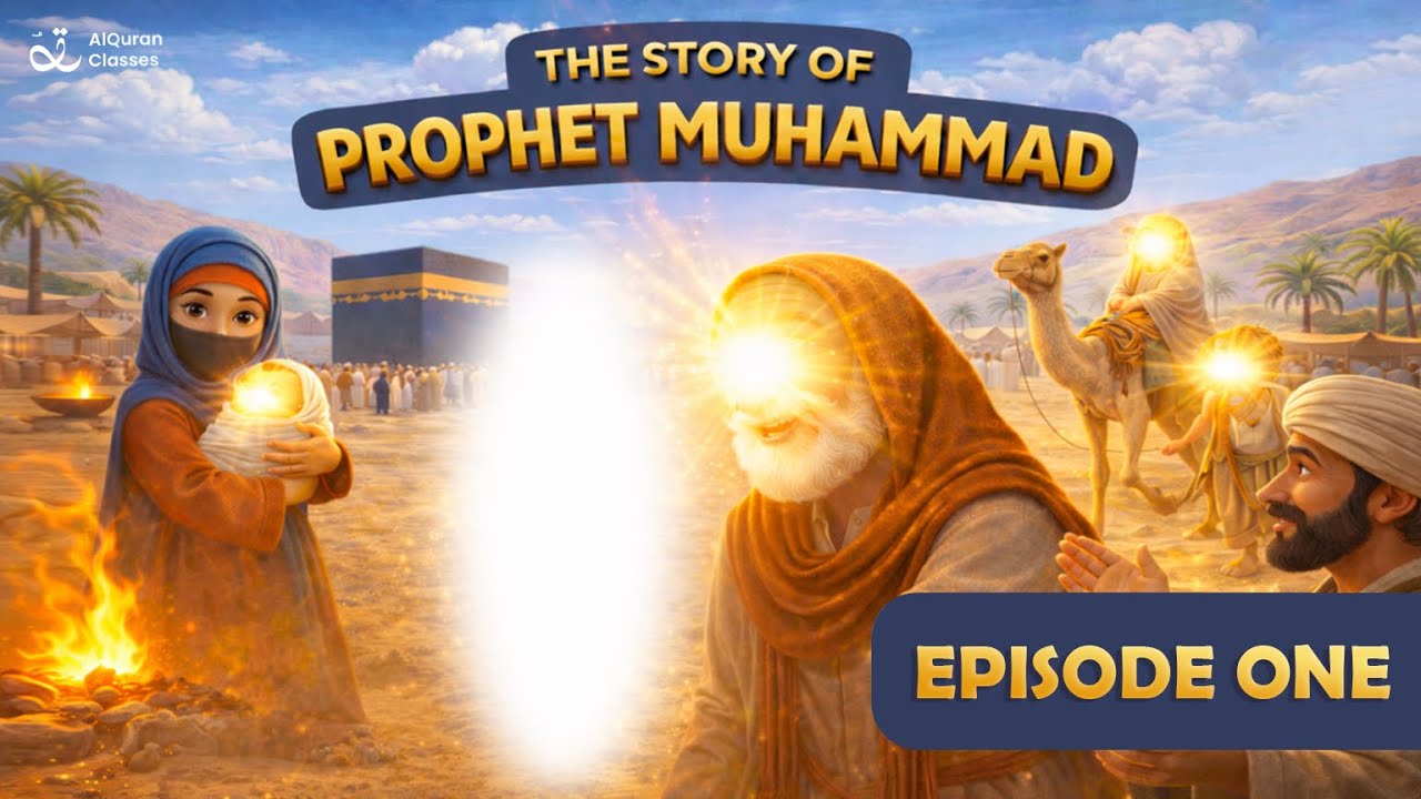 Prophet Muhammad ﷺ | Episode 1: The Birth of the Light 🌙 | Animated ...