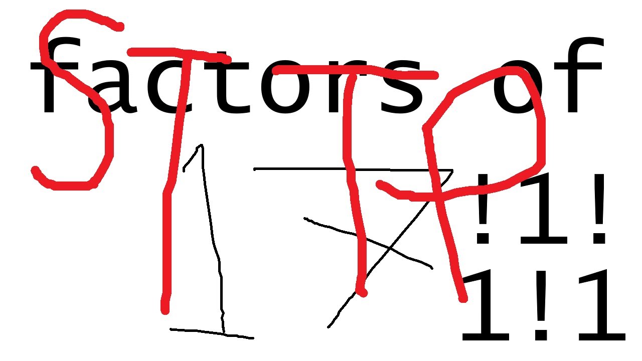 factors of 17_!111!1!11111!! (Straight To The Point) - YouTube