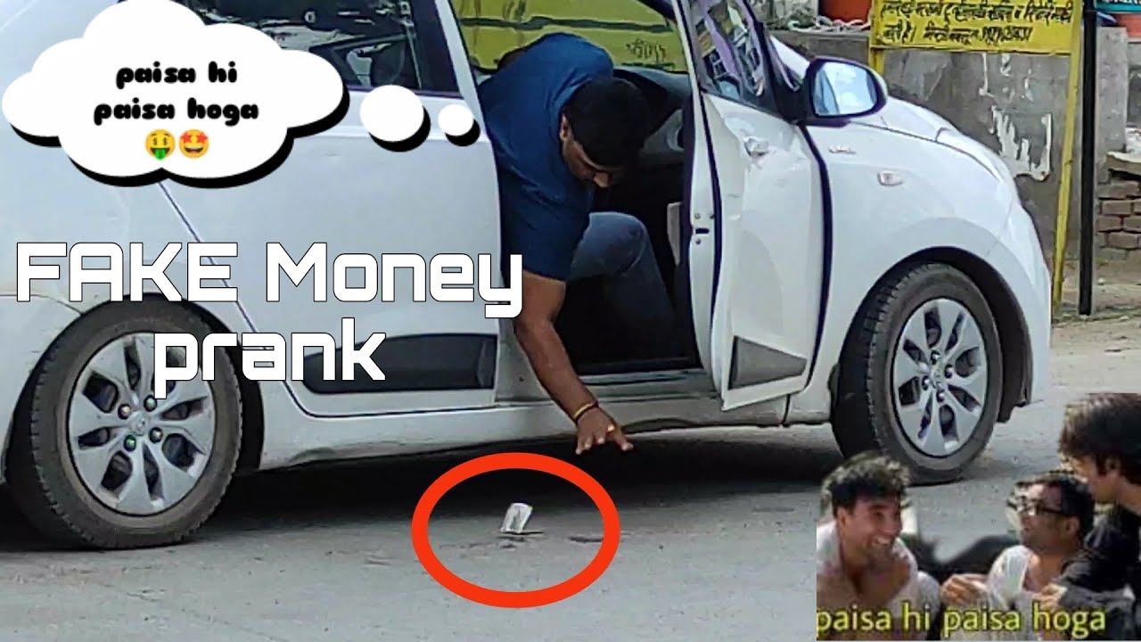 Fake money prank on public and see their reactions🤑🤑 - YouTube