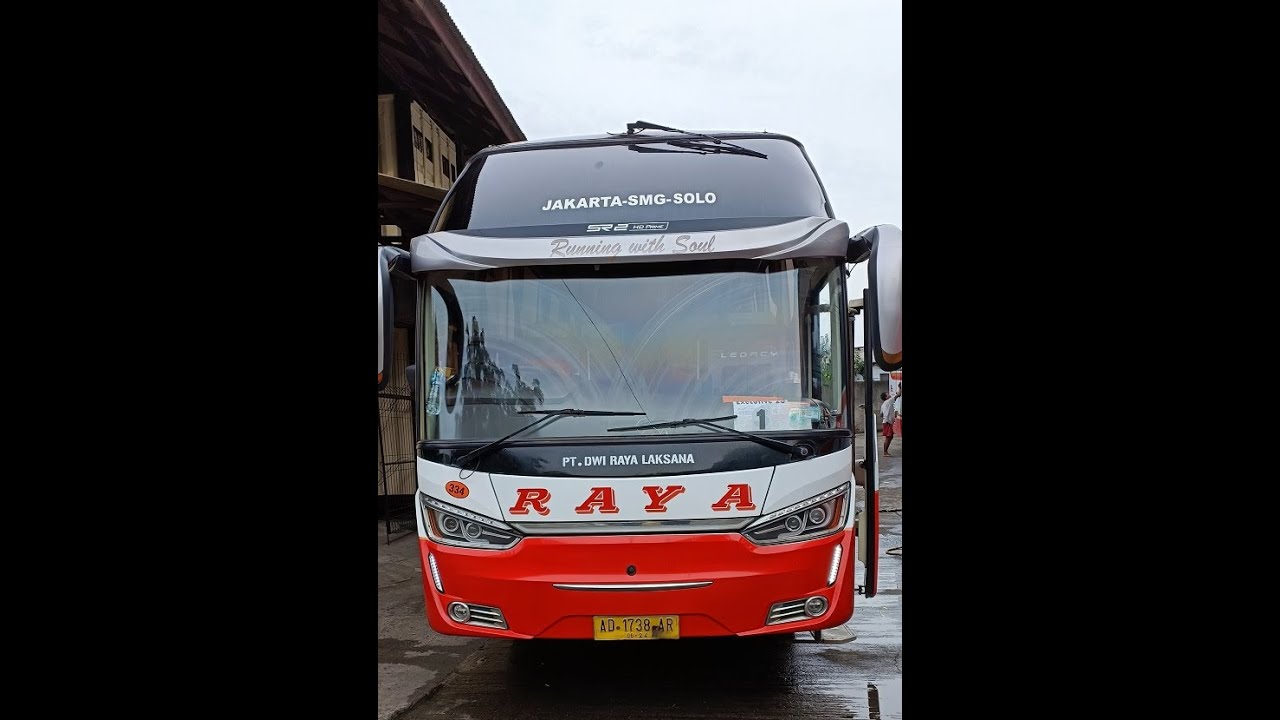 PO. RAYA "Jakarta - Solo" AD 1738 AR | Angkatan Pagi - Tiket BDB - YouTube