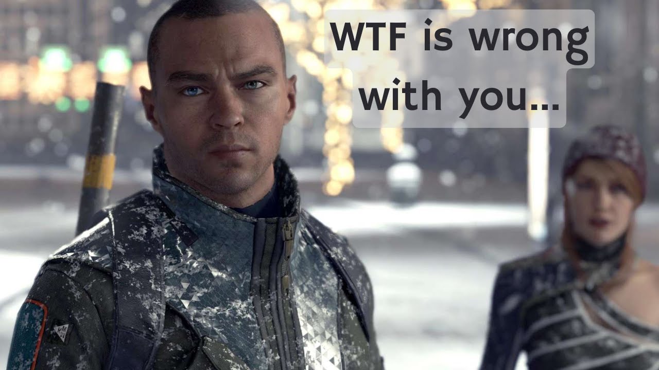 Uncontrollable Laughing Fit playing Detroit Become Human - YouTube