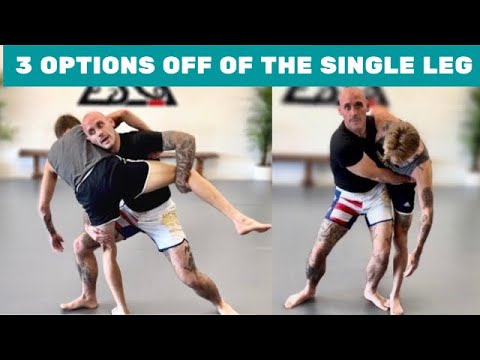 SINGLE LEG TAKEDOWNS! MULTIPLE FINISHING VARIATIONS - YouTube