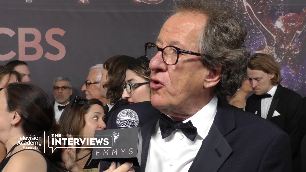 Emmy nominee Geoffrey Rush ("Genius") on what he likes about TV vs film ...