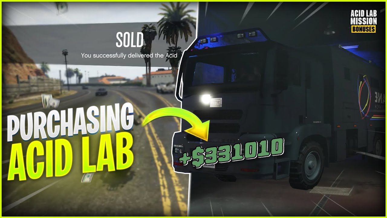 Acid Lab Solo Business Gta 5 Online - YouTube