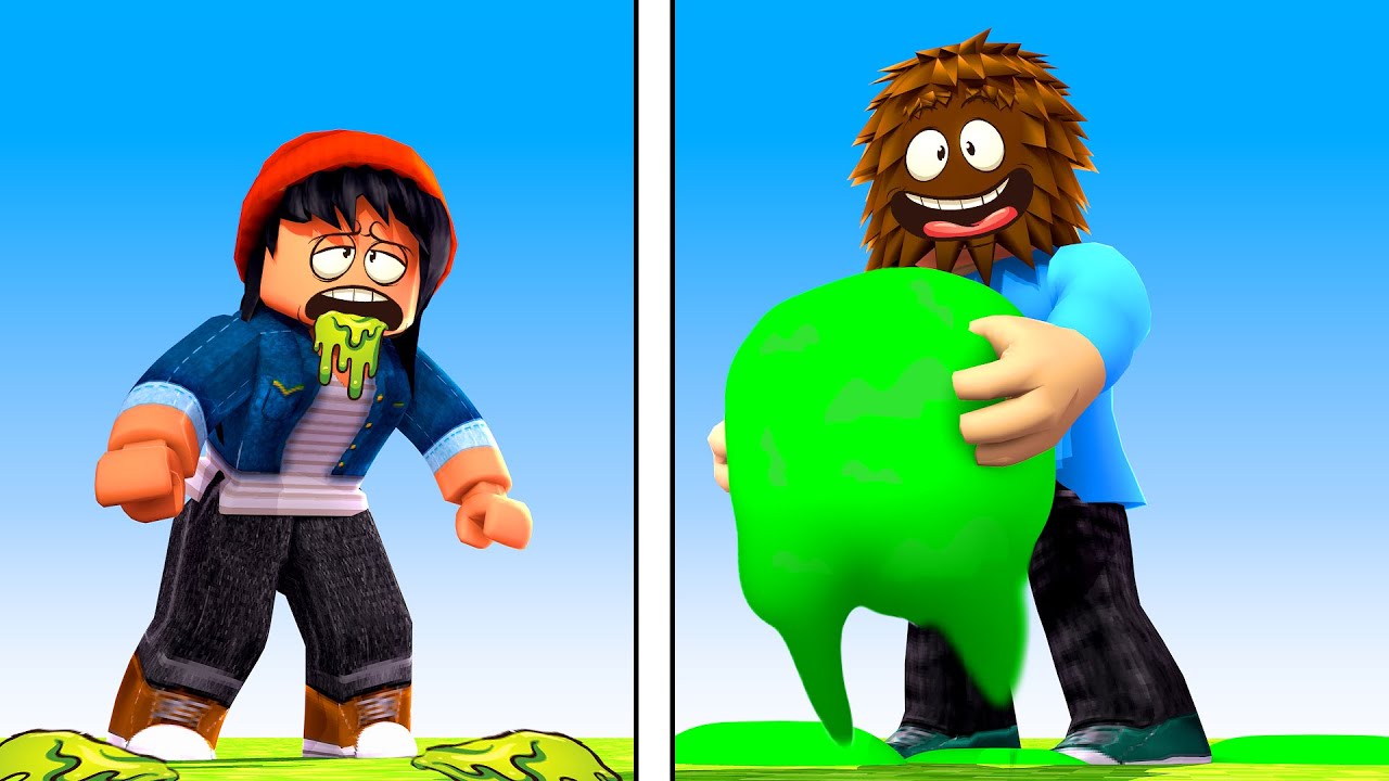 Playing With SLIME In Roblox - YouTube