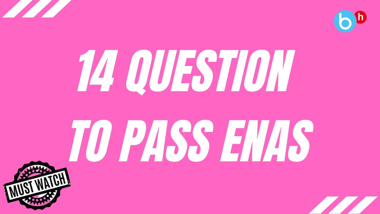 How to Pass/Score ENAS(Electrical Network Analysis and Synthesis) in 3 ...