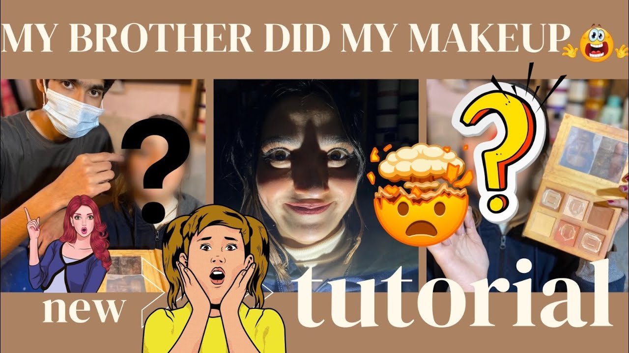 Turning my face into a canvas Picasso would be proud! 😂💄#youtubeshorts #vlogtutorial #challenge ...