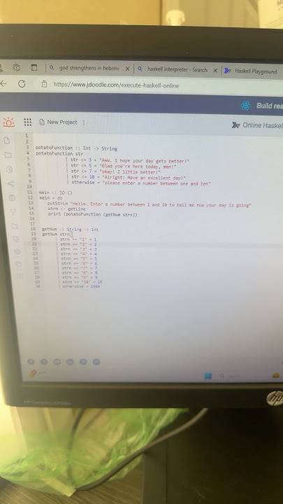 Fat boi is learning functional programming #haskell # - YouTube