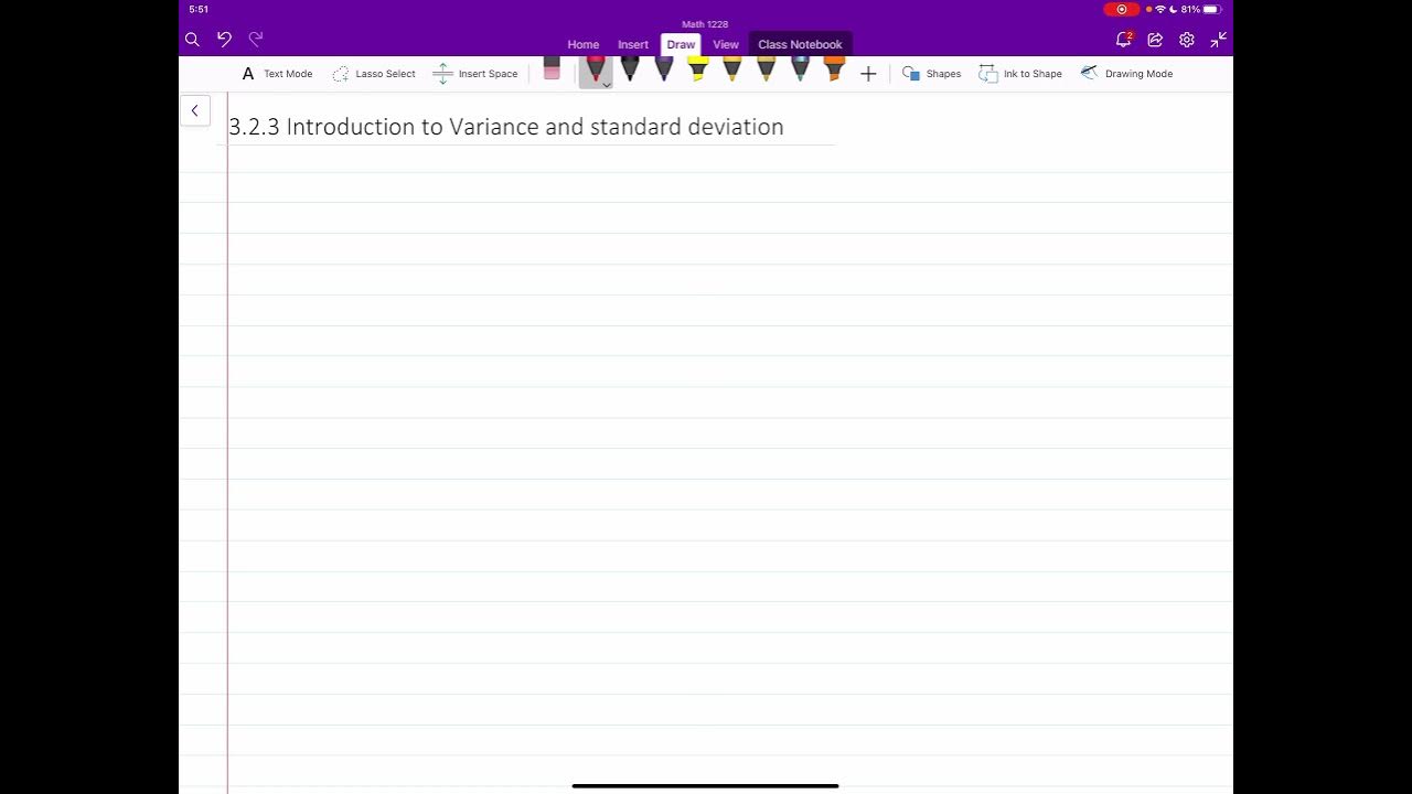 Labtube-(Finite Math)-Introduction to Variance and standard deviation - YouTube