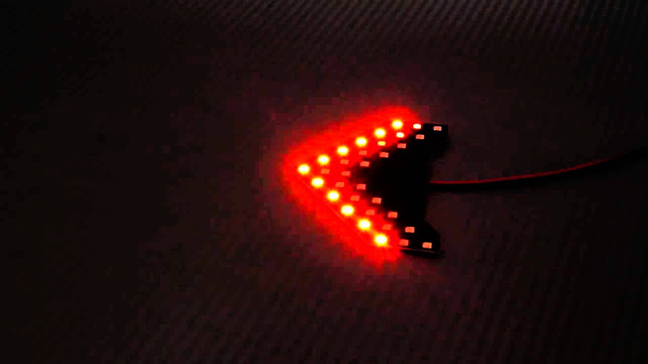 Sequential LED Arrows for Car Side Mirror Turn Signal - YouTube
