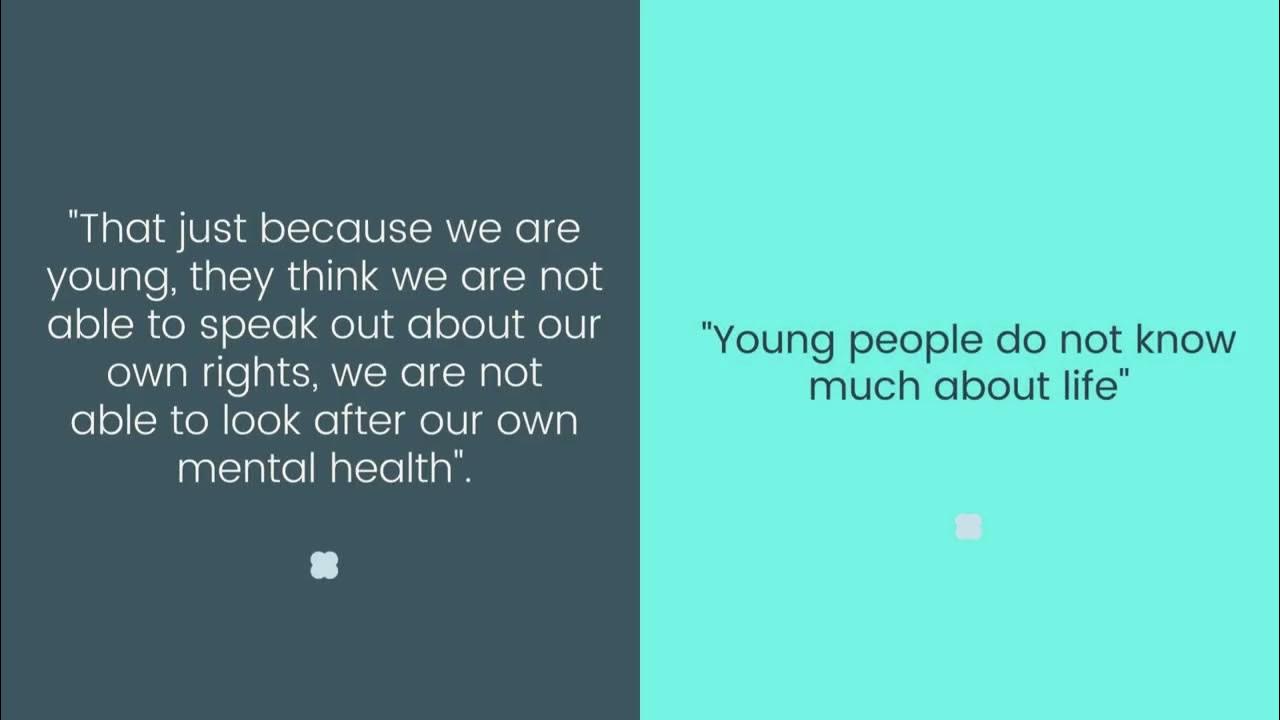 Mapping of young people's sense of agency and responsibility towards mental health promotion ...