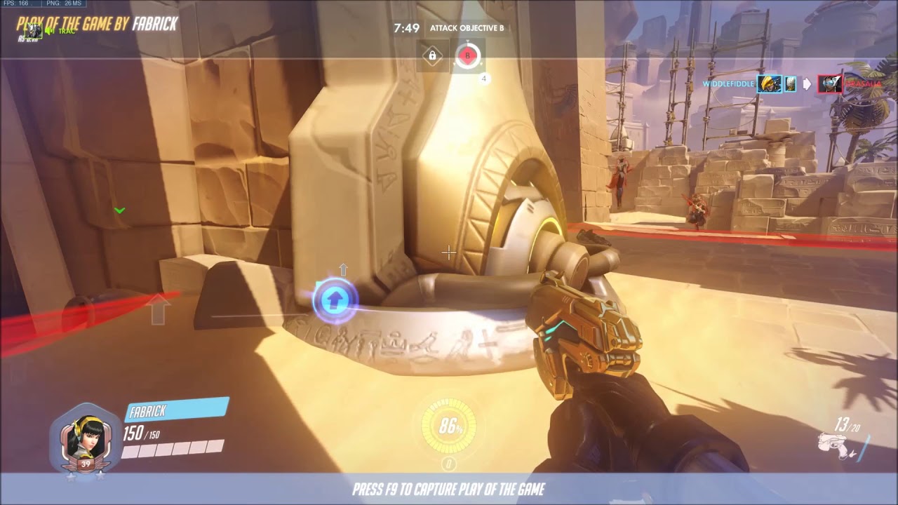 Overwatch - Rare D.Va Out of Mech POTG - YouTube