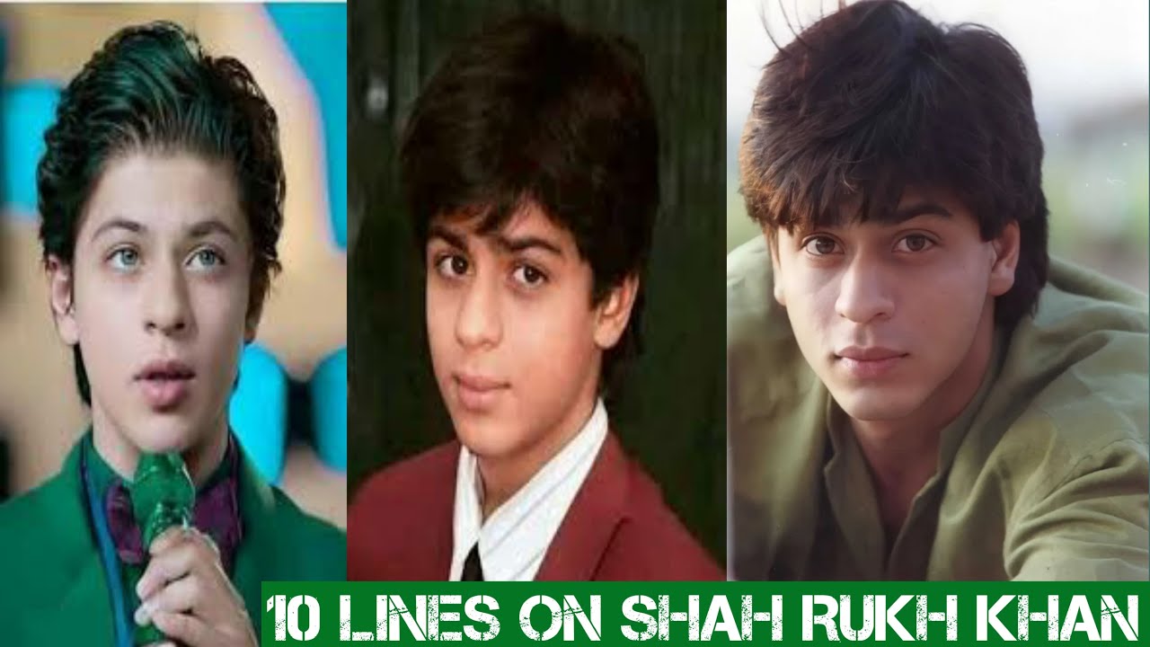 💝Shah Rukh Khan Biography in Hindi | Shahrukh ke bare mein | 10 Lines ...