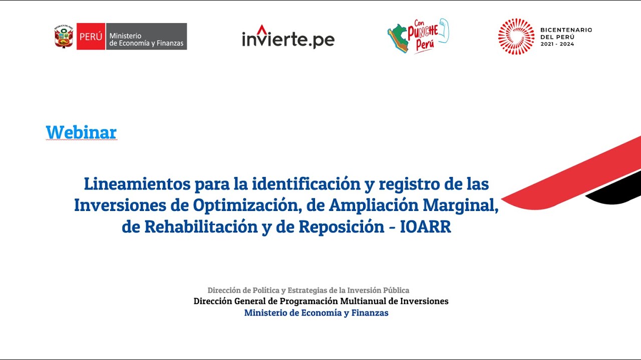 Lineamientos para la Identificación y Registro de las IOARR - 23 de marzo de 2023 - YouTube