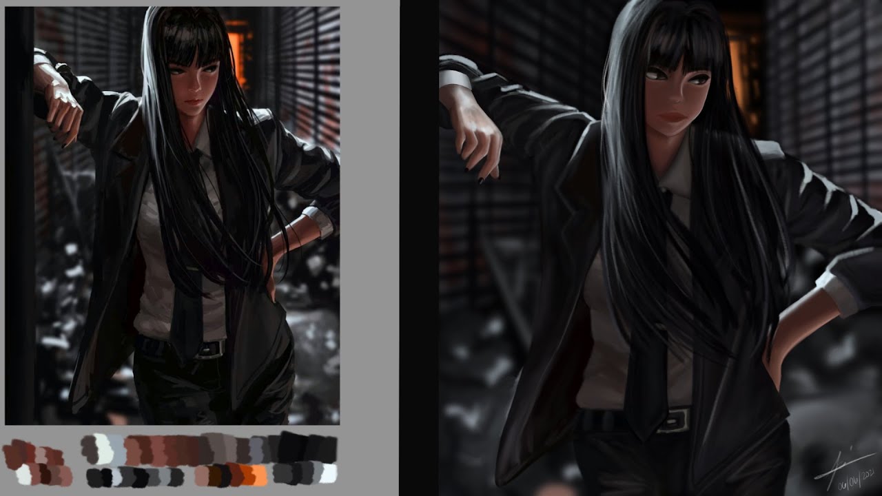 Guweiz digital art study - YouTube