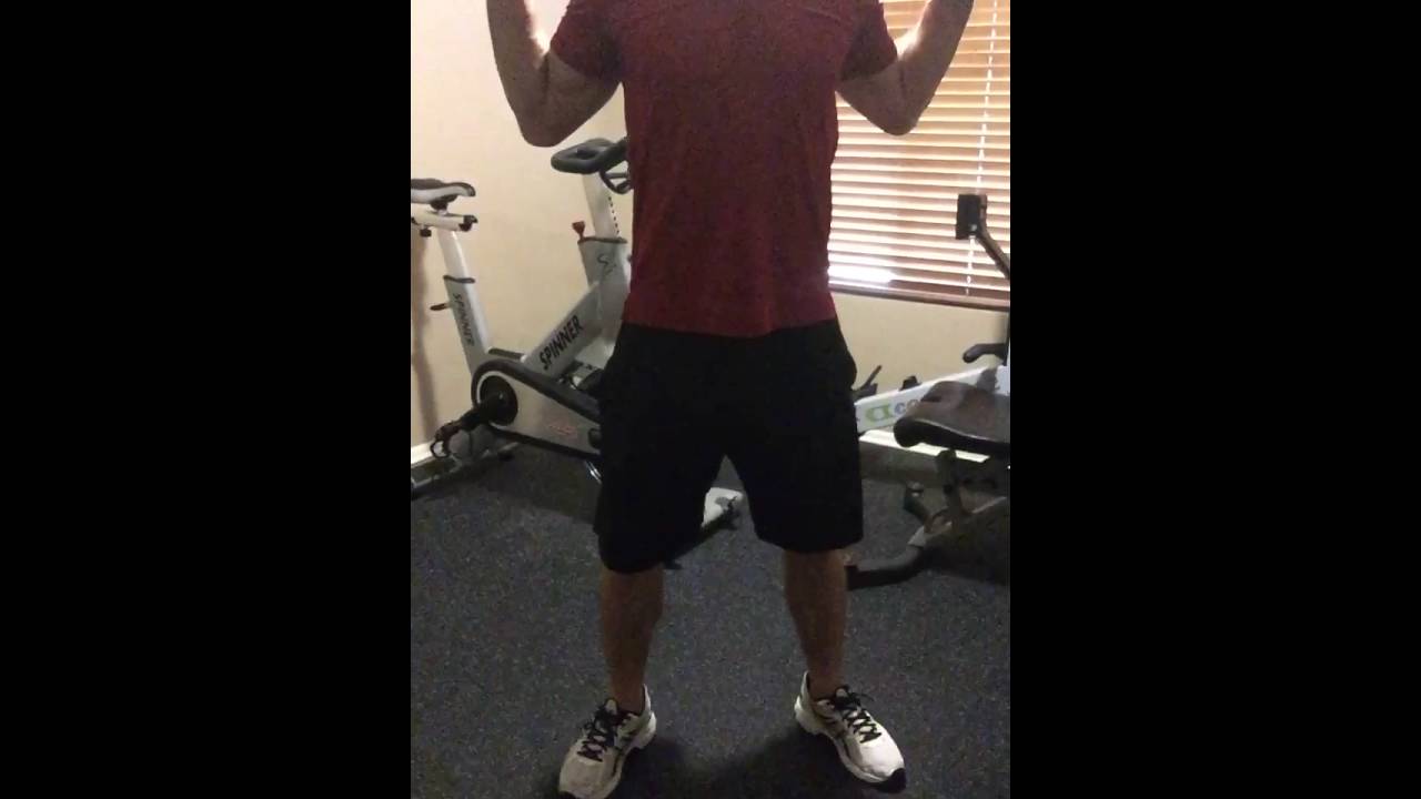 Barbell Back Duck Squat Demo - YouTube