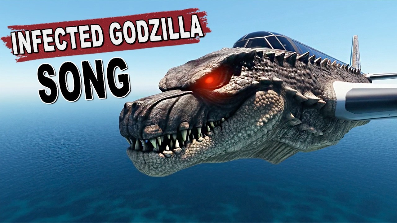 GODZILLA INFECTED SKY SONG - Dinosaur Airplane (Horror Animation) - YouTube