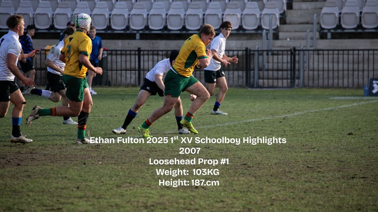 Ethan Fulton I Schoolboy Rugby Highlights 2025 - YouTube