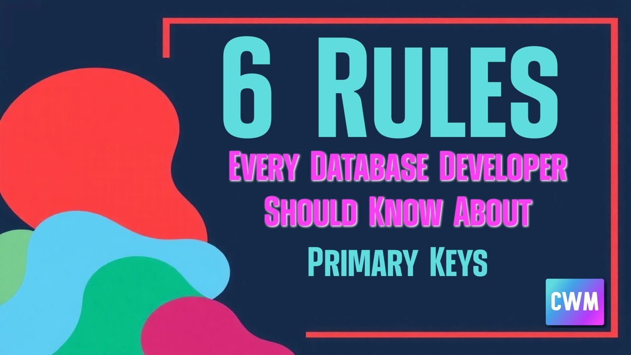 6 Rules Every Database Designer Should Know - YouTube