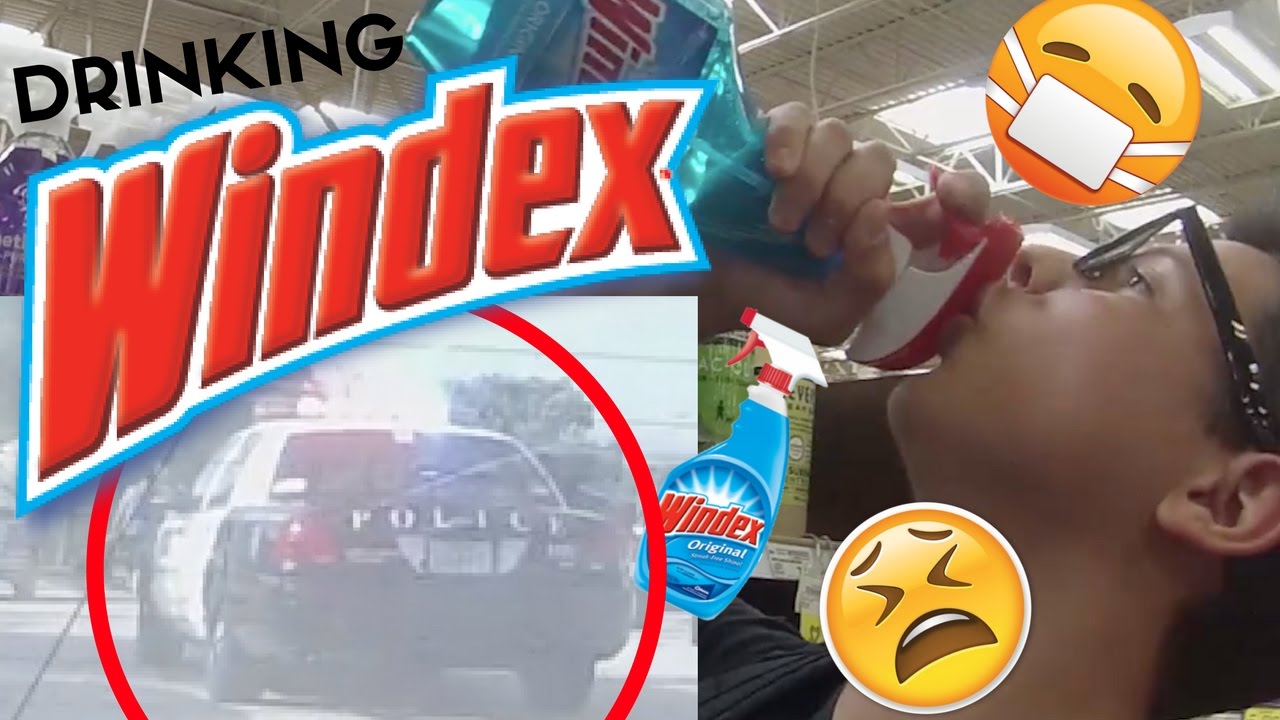 DRINKING WINDEX PRANK!!!! (GONE WRONG) POLICE INVOLVED - YouTube