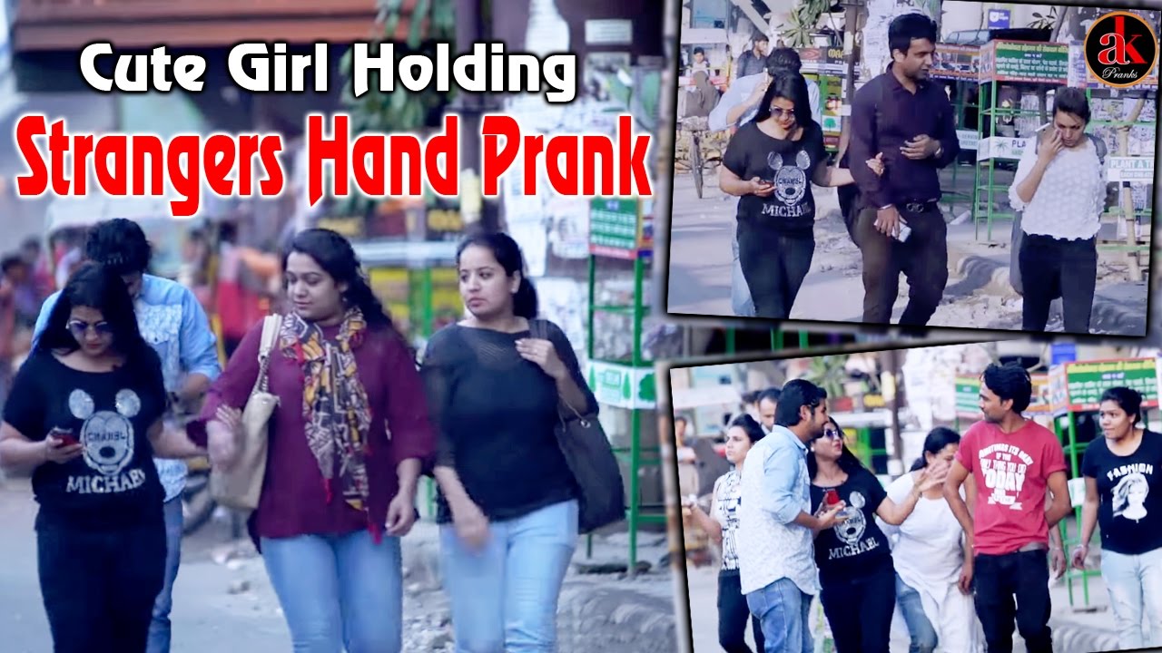 Cute Girl Holding Strangers Hand Prank - Most Funny Prank In World ...