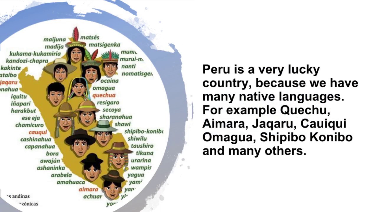 PERUVIAN NATIVE LANGUAGES - YouTube