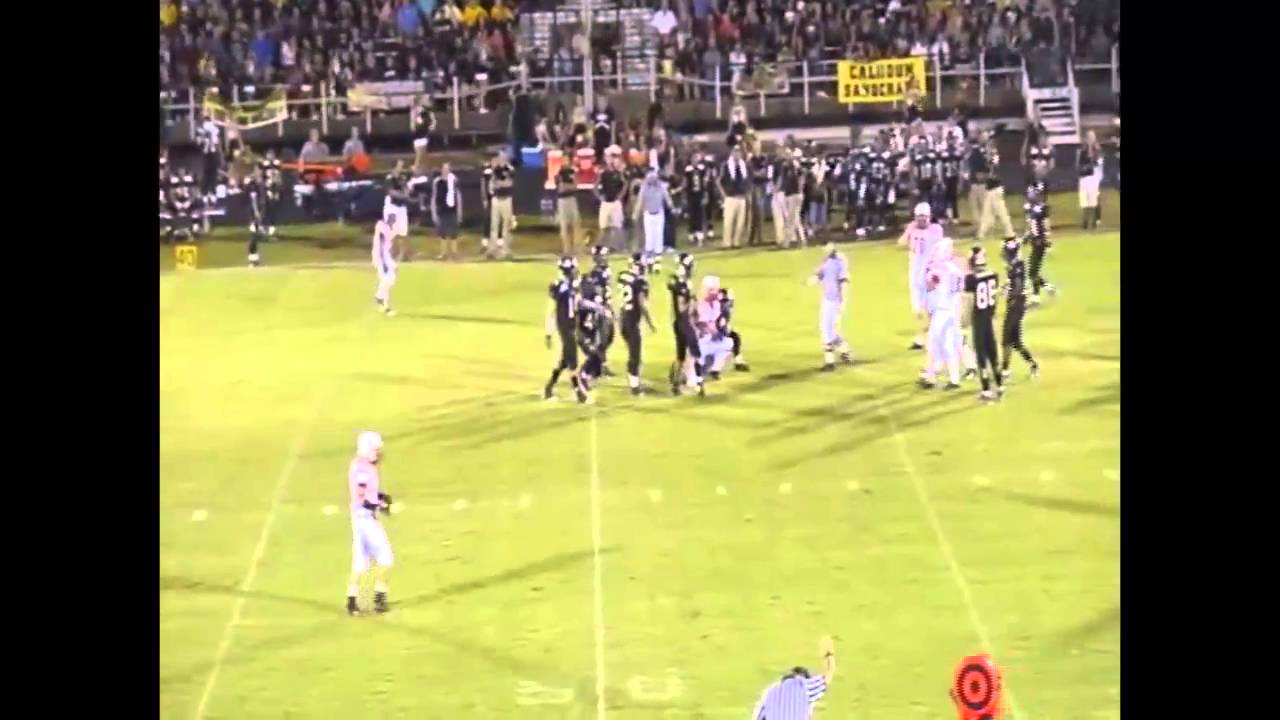 Luke Moffitt Football (#15)-Ray vs. Port Lavaca Game Highlights - YouTube