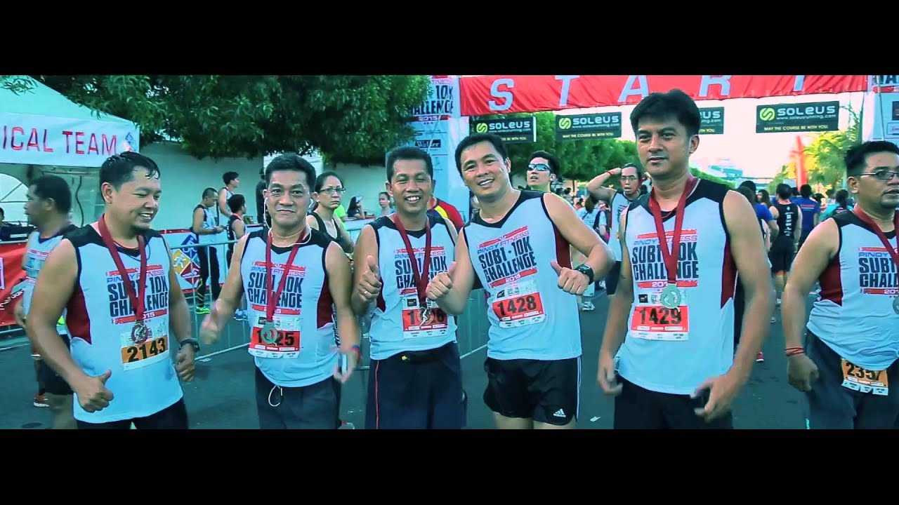 Pinoy Fitness SUB1 10K Challenge 2015 - YouTube