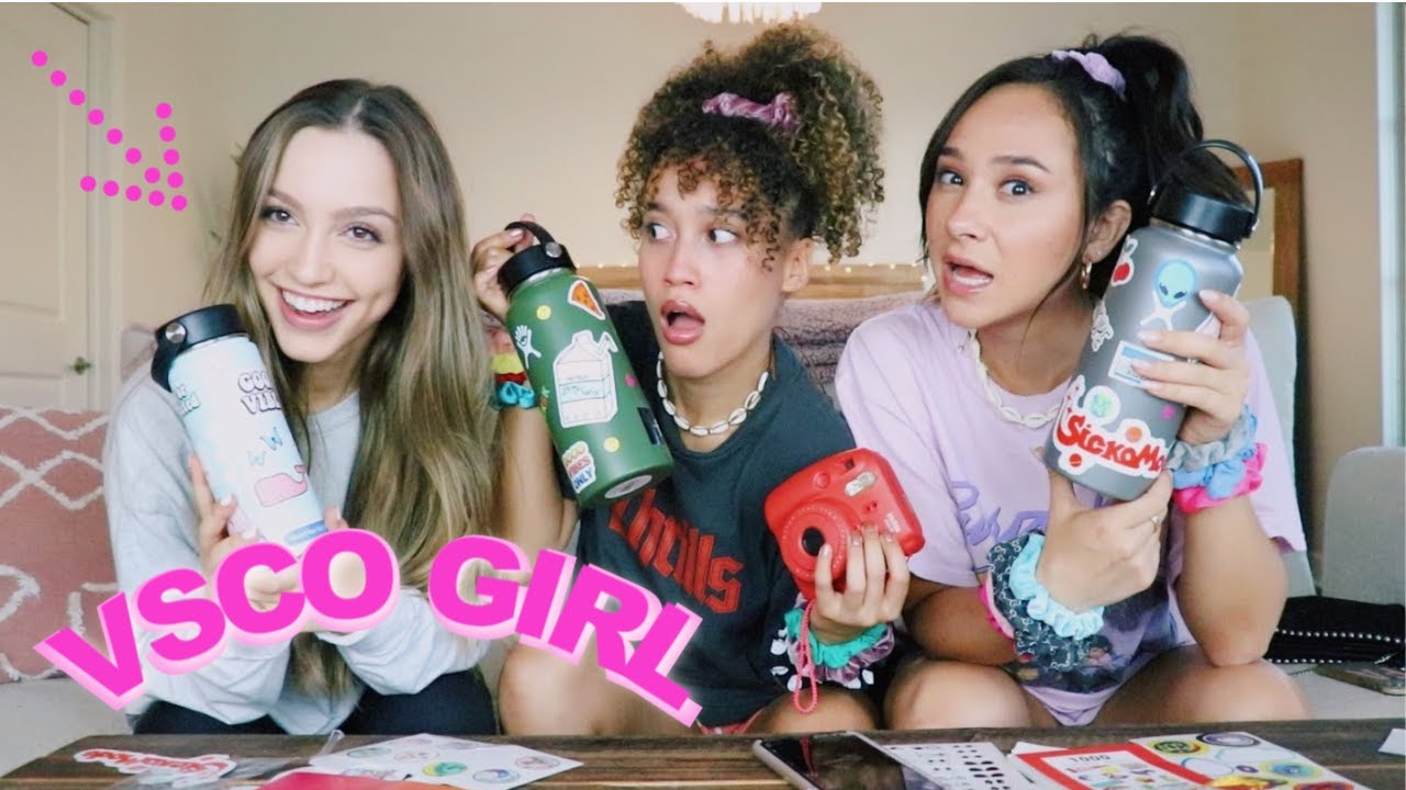 ULTIMATE VSCO GIRL GIVES US VSCO MAKEOVER w/ SYDNEY SERENA & FRANNY ...