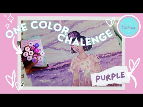 One Color Challenge | Purple ☂️ - YouTube