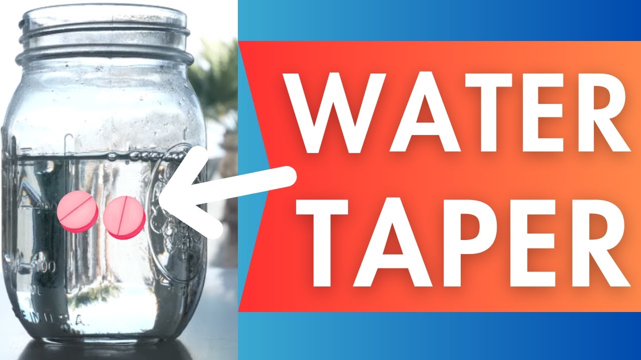 Using Water to Taper Benzodiazepines! #psychiatricmedications # ...