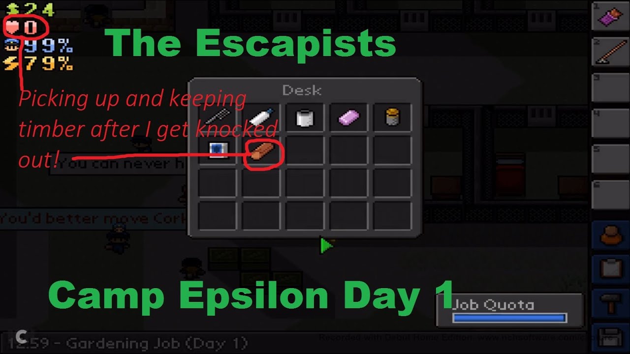 The Escapists: Starting Camp Epsilon. finding a glitch!I pick up and ...