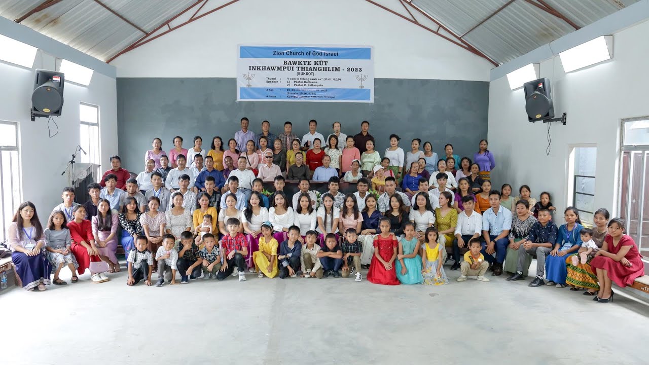 Bawkte Kut 2023 || Zion Church of God-Israel || Sunday Chawhma || 01.10 ...