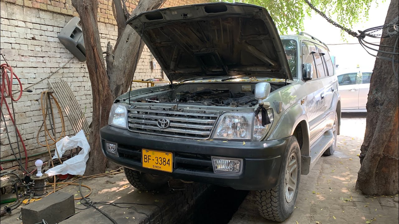 96 prado excel seal / power oil change - YouTube