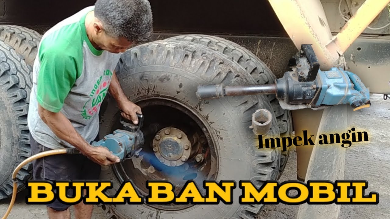 CARA BUKA BAN MOBIL TRUK PAKAI IMPEC ANGIN - YouTube