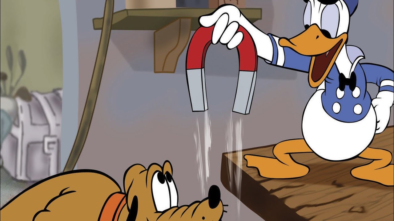 Cartoon donald duck and the blutu dog for kids. كرتون البط دونالد ...