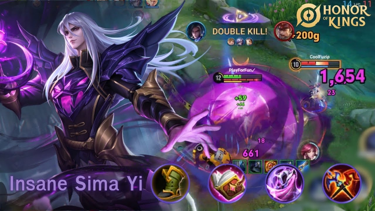 HOK : Sima Yi jungle gameplay with the best item builds and Arcana ...