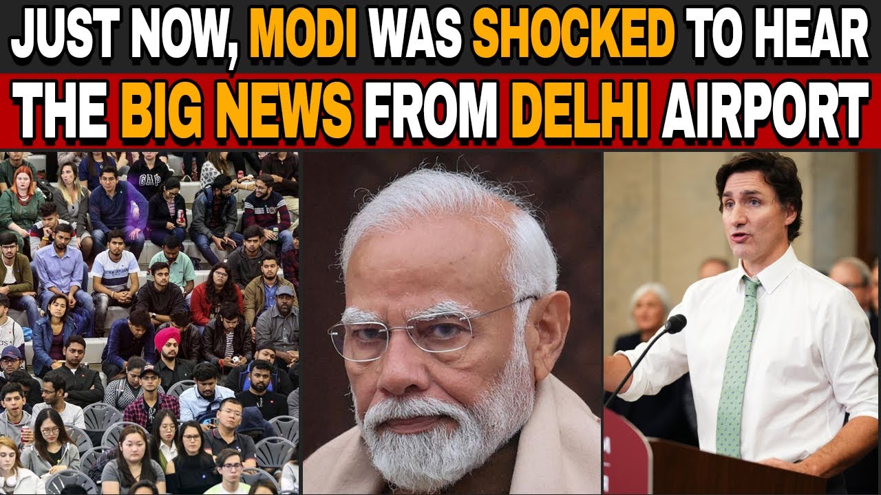 Just arrived at Delhi Airport | Pm modi |India to Canada flight - YouTube