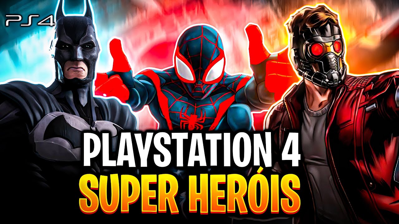 TOP 12 MELHORES JOGOS DE SUPER-HERÓIS PARA PLAYSTATION 4 (2024) - YouTube