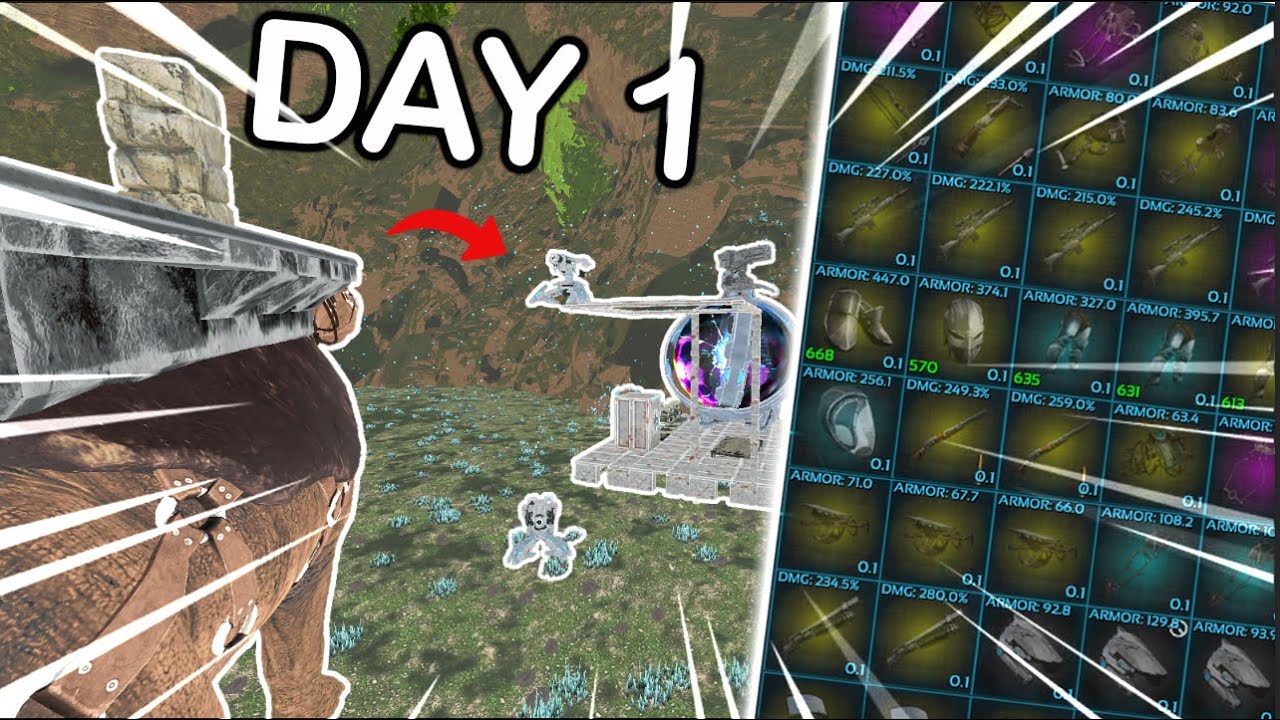 50,000 Hour Tribe Raids A FAT TREE BASE FOR Profit DAY 1 On Ark's Most ...