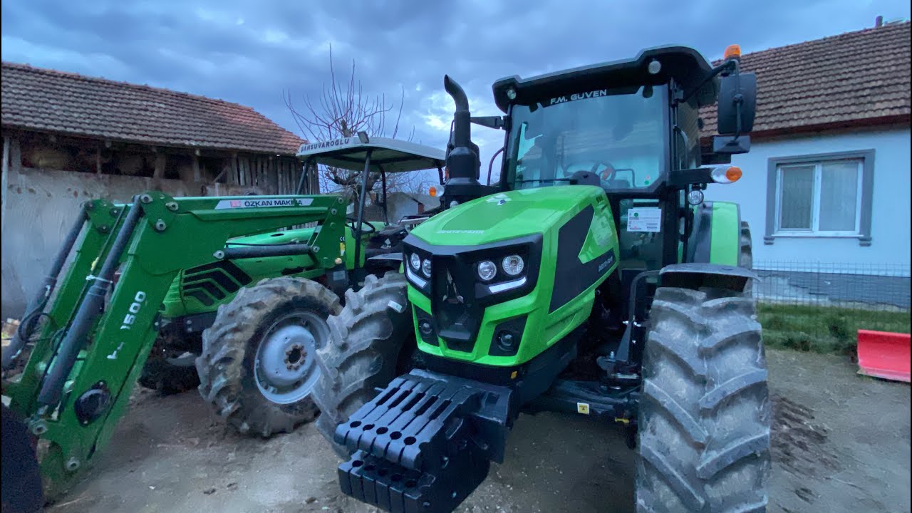 YENİ TRAKTÖRÜM GELDİ (DEUTZ FAHR 5095 E) - YouTube