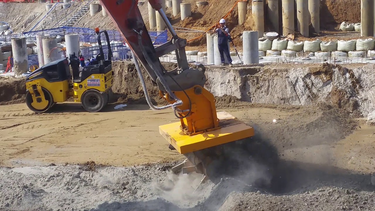 Rotary Stabilizer 지반 개량교반용 로터리 : Attachment for mounting an excavators ...