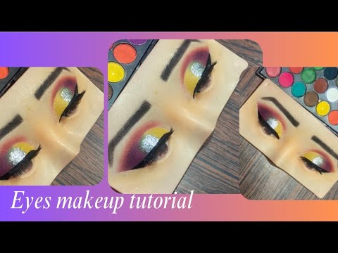 Viral makeup practice board|| honest review |colorful eyeshadow makeup ...