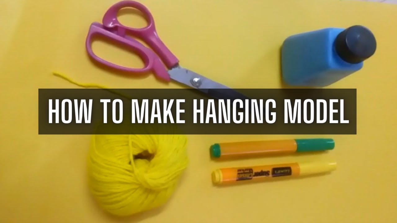 Hanging Model for B.Ed | Easy TLM for all Dept. | Supine Videos - YouTube