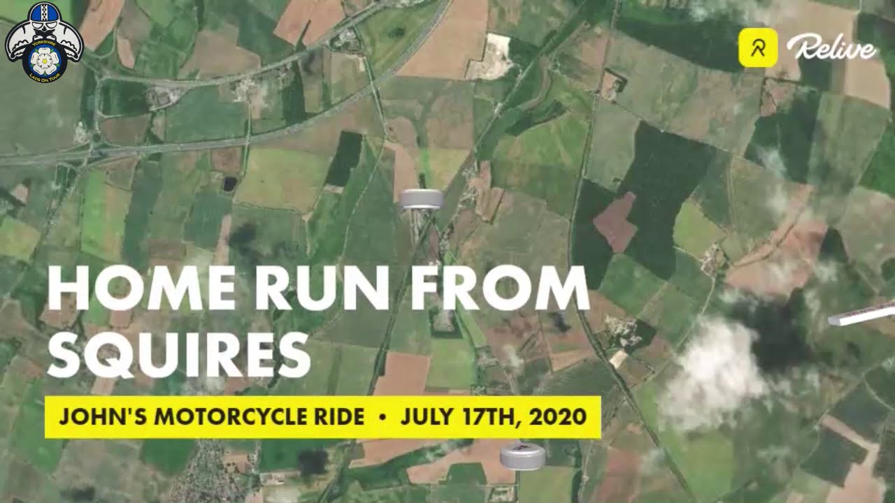 Relive App - Run Home From Squires Cafe Bar. Sherburn in Elmet, North ...