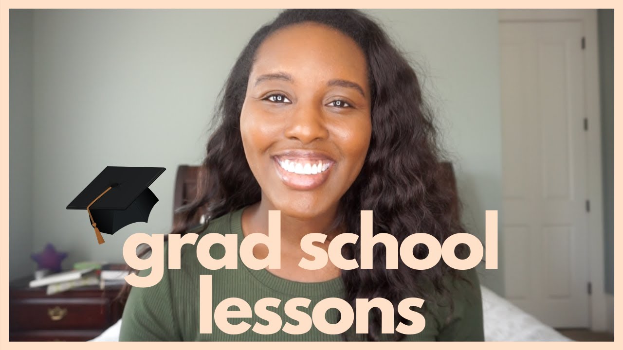 10 Grad School Lessons Learned in my 5 Years as a Grad Student - YouTube
