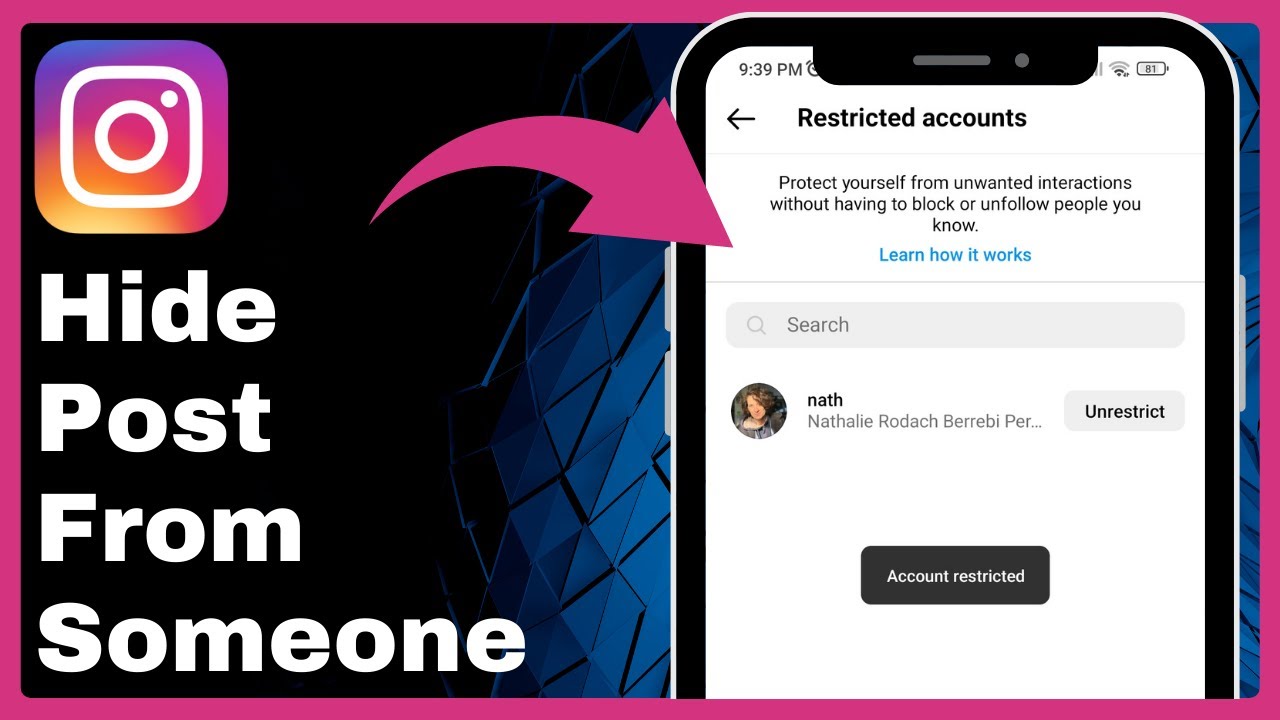 How To Hide Post From Someone On Instagram Secret YouTube how-to-hide-post-from-someone-on-instagram-secret-youtube