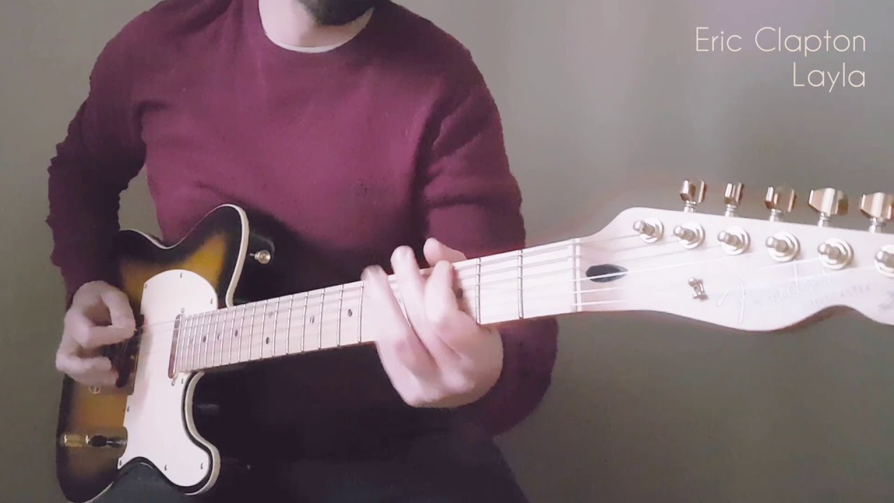 Eric Clapton - Layla (intro cover) / Telecaster Kotzen signature - YouTube