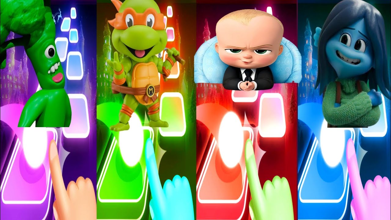 TALL VICTOR Garten🆚Teenage Mutant Ninja Turtles🆚Baby Boss🆚Ruby Gillman♦ ...